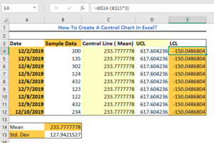 How to Create A Control Chart - Excelchat | Excelchat