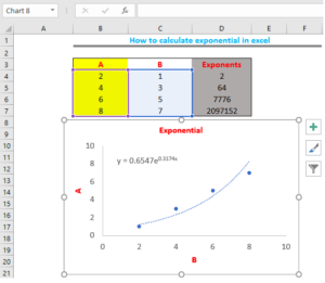 How to calculate exponents - Excelchat | Excelchat