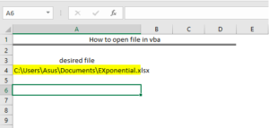 How to open file in VBA - Excelchat | Excelchat