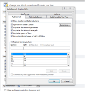 How to stop Auto correct in Excel and MS Word - Excelchat | Excelchat