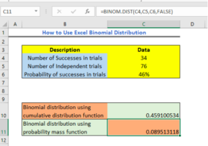 How to Use Excel Binomial Distribution - Excelchat | Excelchat
