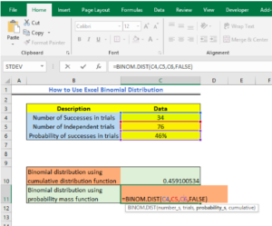 How to Use Excel Binomial Distribution - Excelchat | Excelchat