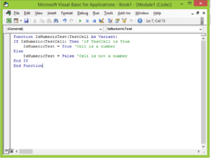 How to use the Excel ISNUMBER and ISNUMERIC VBA Function | Excelchat