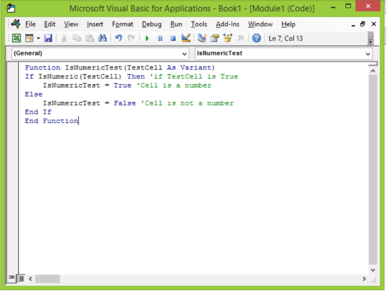 How To Use The Excel Isnumber And Isnumeric Vba Function Excelchat