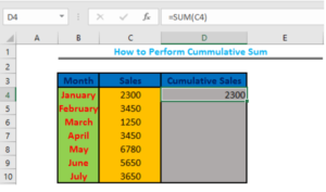 How to Calculate Cumulative Sum: Cumulative Graph | Excelchat