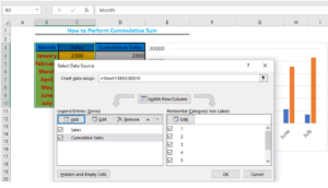 How to Calculate Cumulative Sum: Cumulative Graph | Excelchat