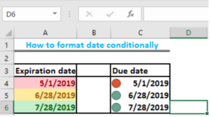 How to Do Conditional Formatting of Date | Excelchat