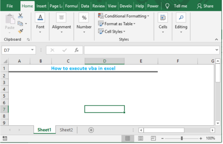 How To Execute Vba In Excel Excelchat