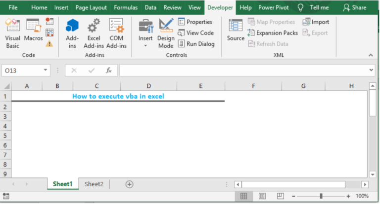 How to Execute VBA in Excel | Excelchat