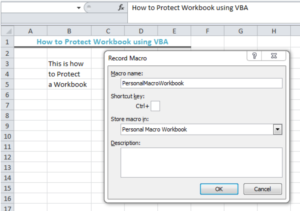 How to Protect Workbook using VBA | Excelchat