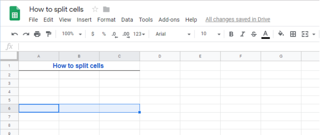 How to Split Cells and Split Text to Columns and Rows in Google Spreadsheet | Excelchat