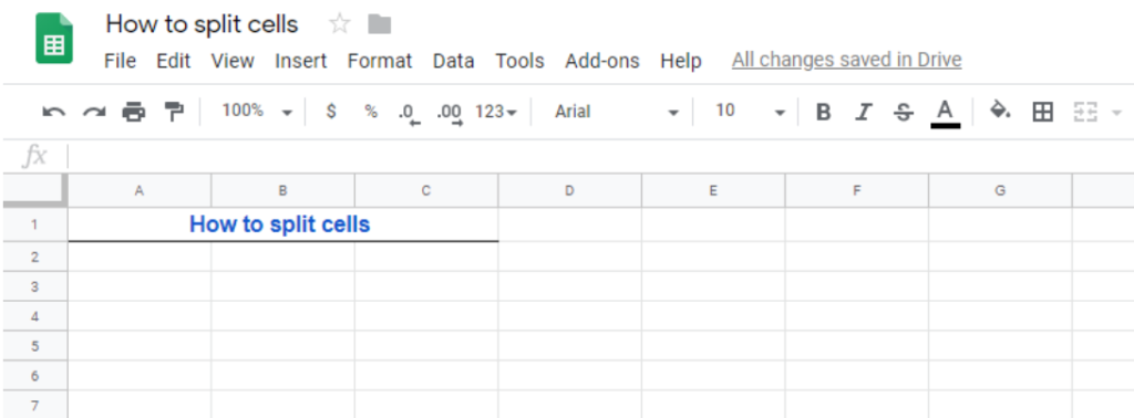 How to Split Cells and Split Text to Columns and Rows in Google ...